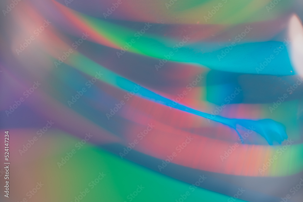 Prismatic Chromatic Holographic Aesthetic Neon Lights lines blur ...