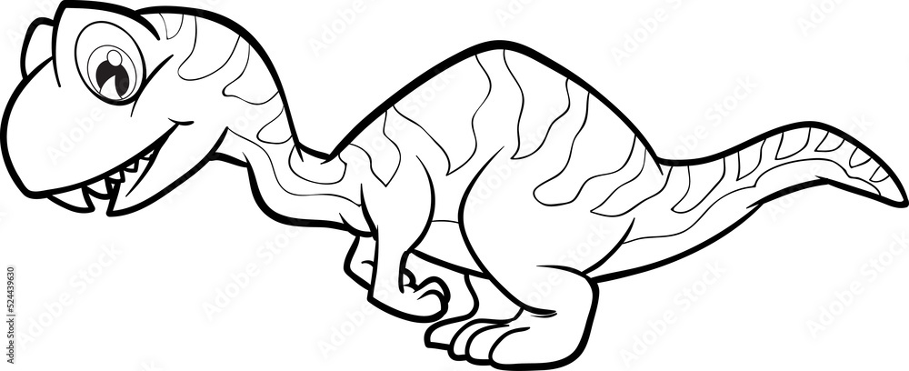 cartoon dinosaurs jurassic world for kids cute dinosaurs black and ...