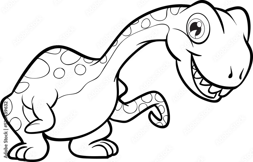 cartoon dinosaurs jurassic world for kids cute dinosaurs black and ...