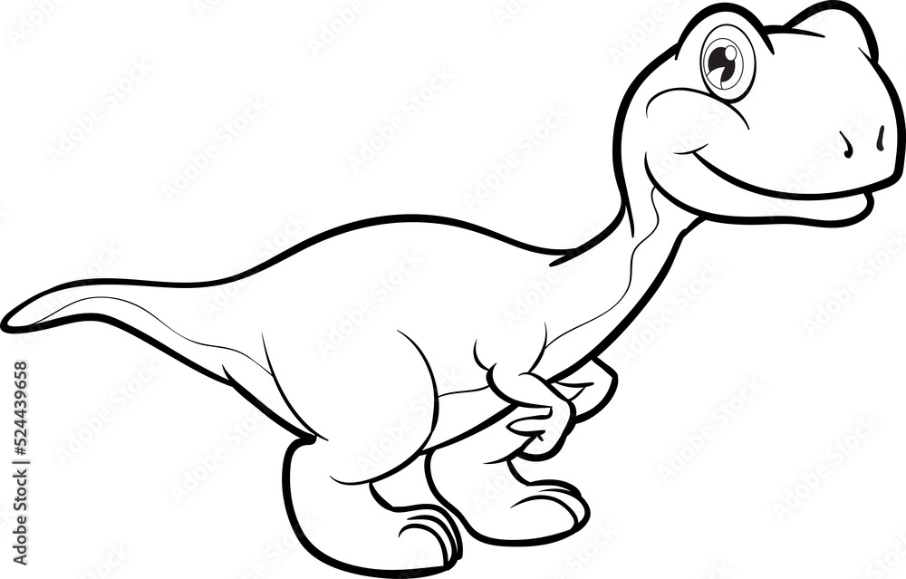 cartoon dinosaurs jurassic world for kids cute dinosaurs black and ...