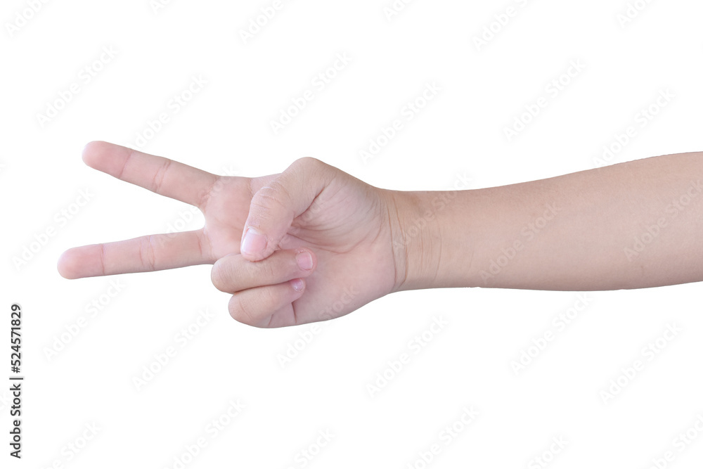 Child hand gesture Isolated on transparent background - PNG format ...