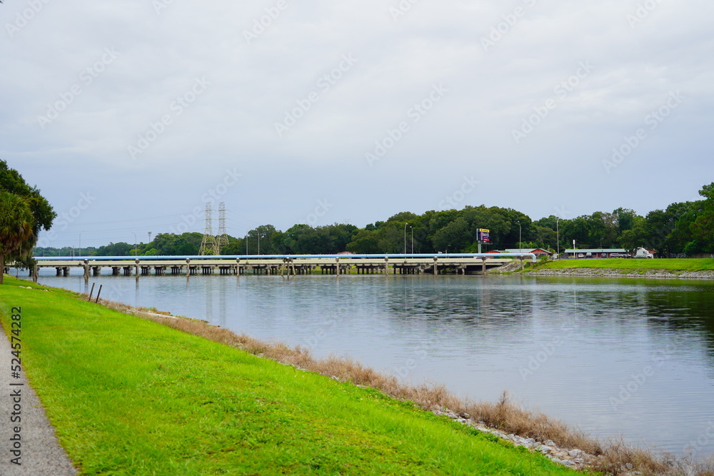 Tampa bypass canal and Palm River. The Tampa Bypass Canal and Palm ...