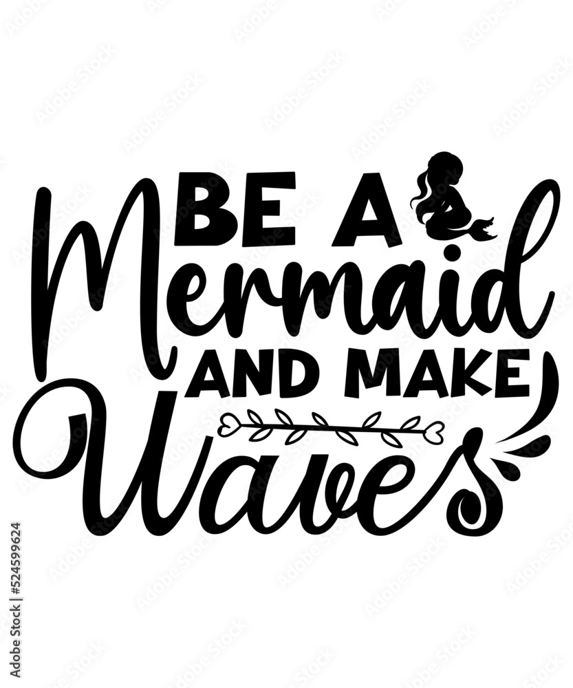 Mermaid SVG Bundle, dxf, eps, png, Mermaid svg, Mermaid Tail svg, Beach ...