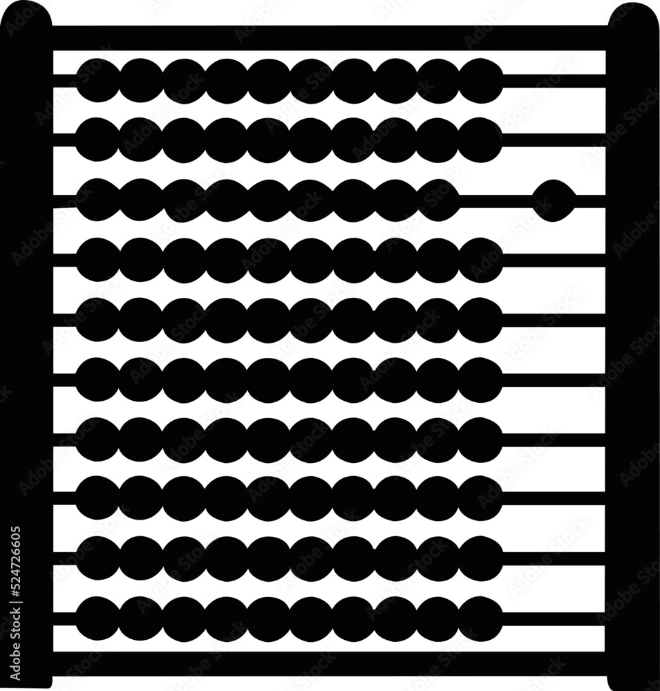 Abacus Eps Vector, Silhouette, Logo, Abacus Eps Vector Cut Files for ...