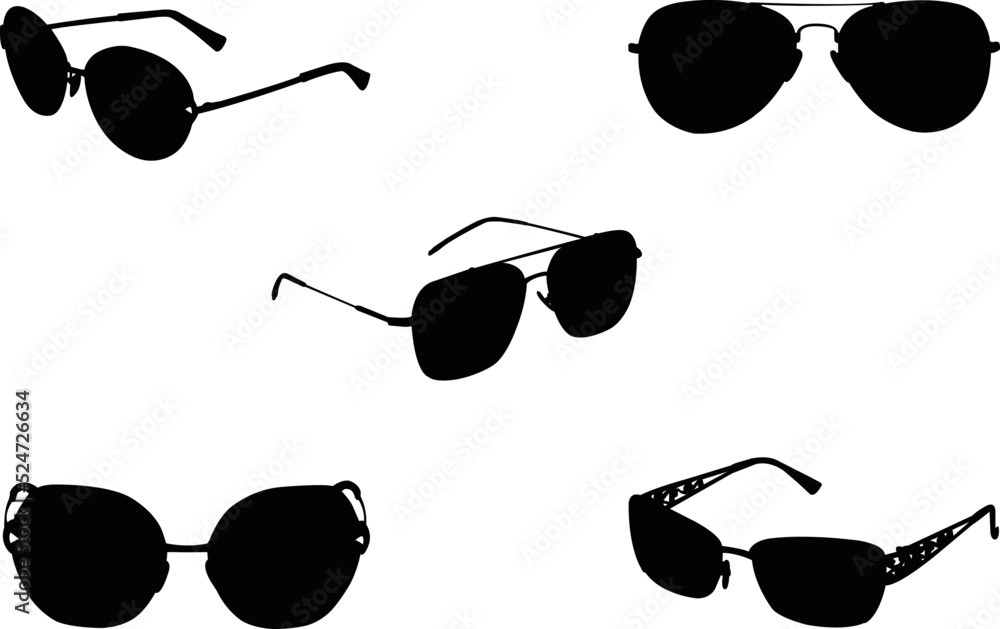 Image vectorielle Stock Sunglasses Eps Vector, Silhouette, Logo ...