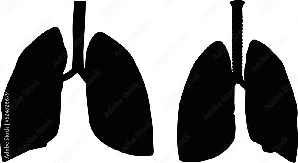 Lungs Eps Vector, Silhouette, Logo, Lungs Eps Vector Cut Files for ...