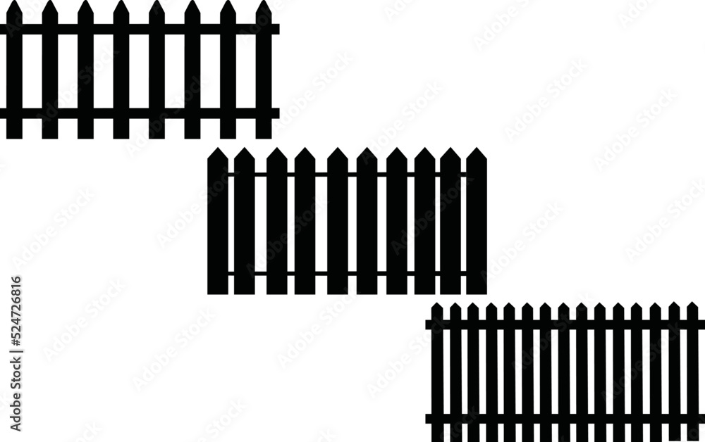 Fence Eps Vector, Silhouette, Logo, Fence Eps Vector Cut Files for ...