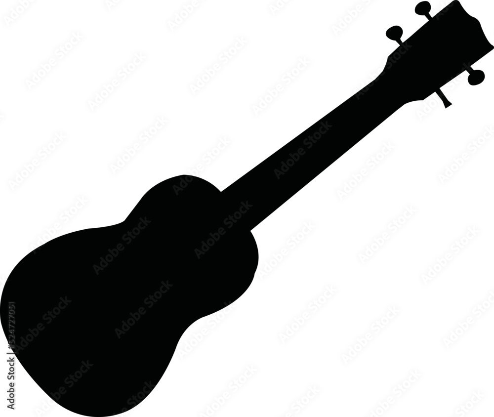Ukulele vector eps, Silhouette, Logo, Ukulele vector eps Cut Files for ...