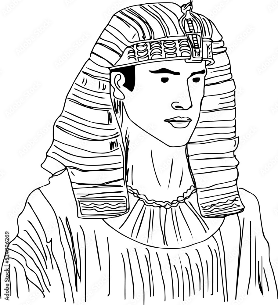 How To Draw An Ancient Egyptian Person