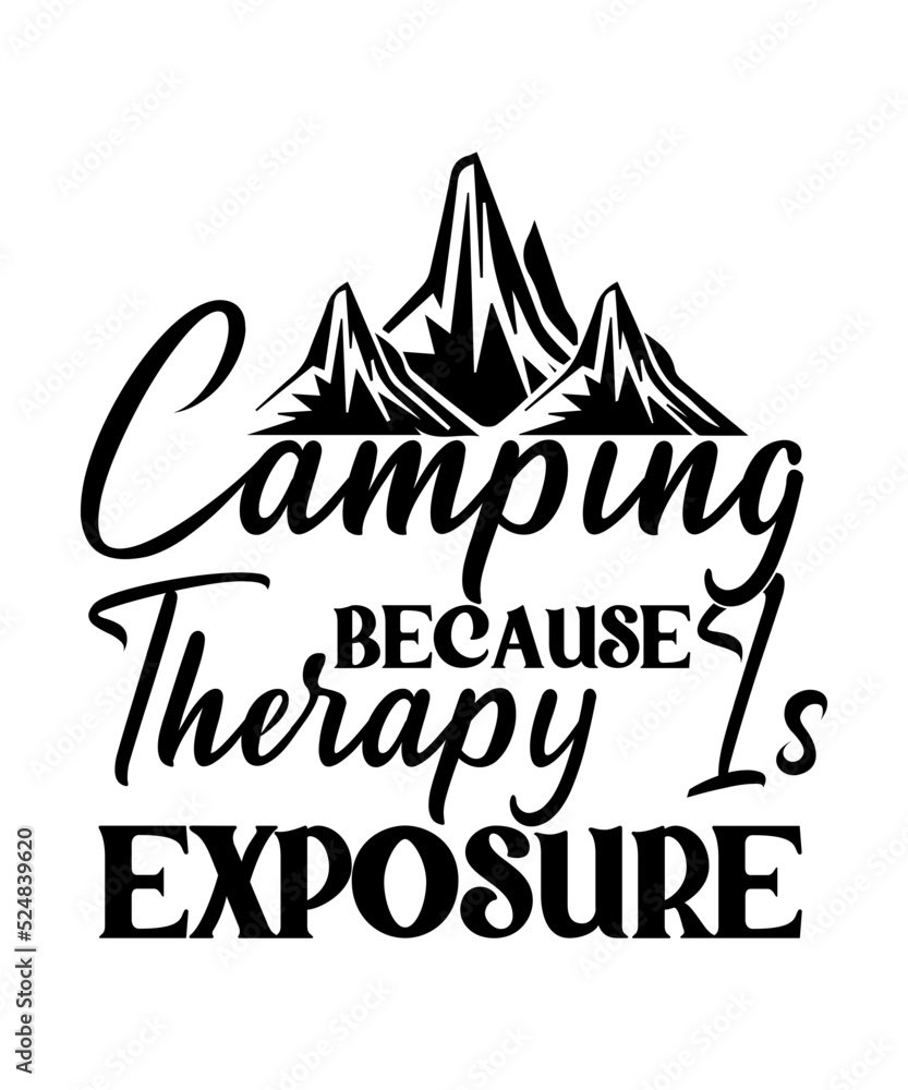 Image vectorielle Stock CAMPING SVG Bundle, CAMPING Clipart, Camping ...