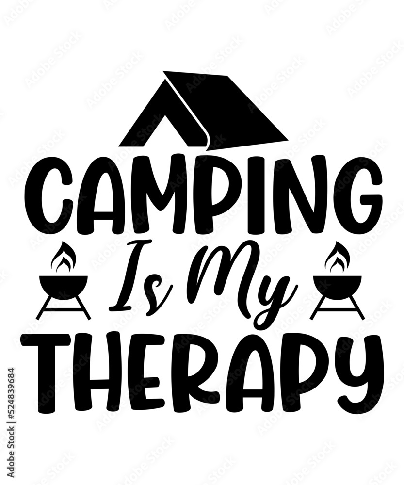 Стоковое векторное изображение «CAMPING SVG Bundle, CAMPING Clipart ...