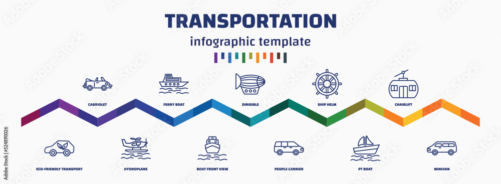infographic template with icons and 11 options or steps. infographic ...