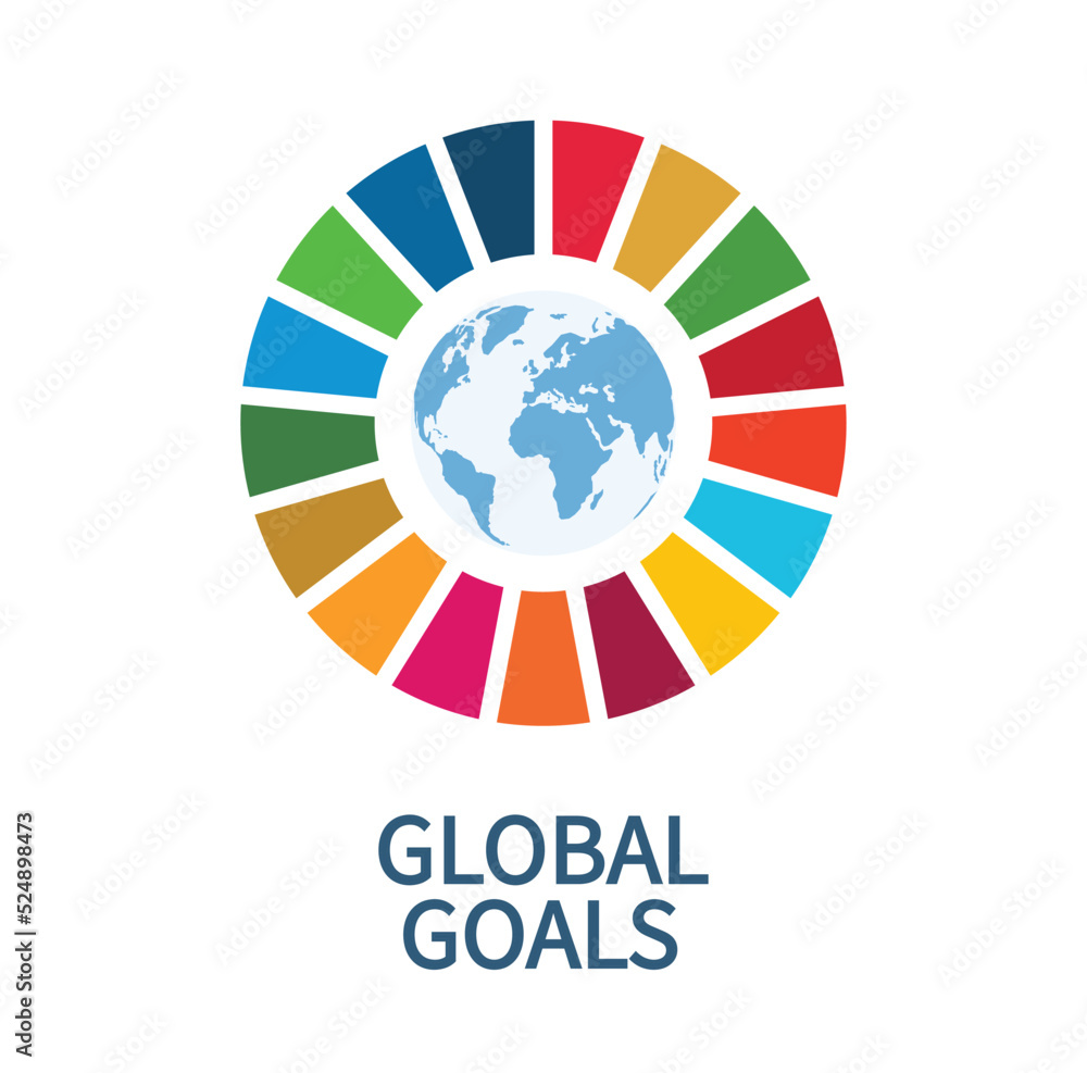 Vector de Stock Sustainable Development Goals Logo, Agenda 2030. Vector illustration EPS 10 ...