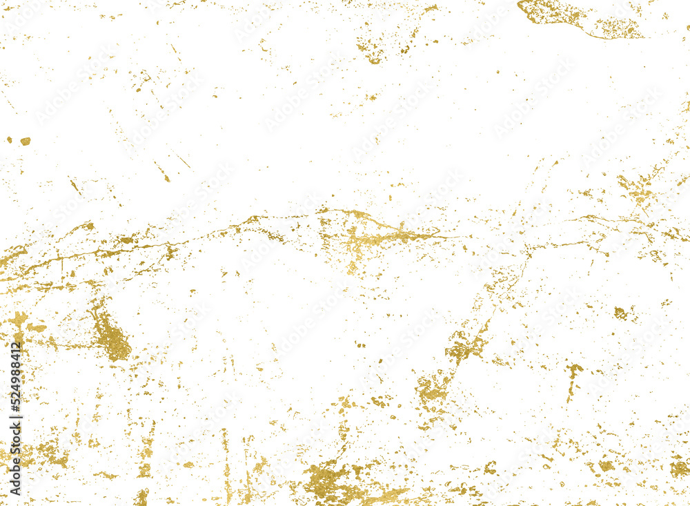 Ilustración de Stock Golden paint scratch, splatter, grain. Gold stain ...