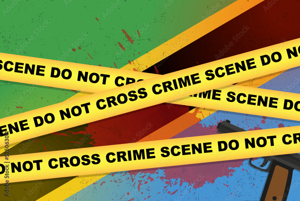 Tanzania armed attack vector banner, shooting news concept, armed ...