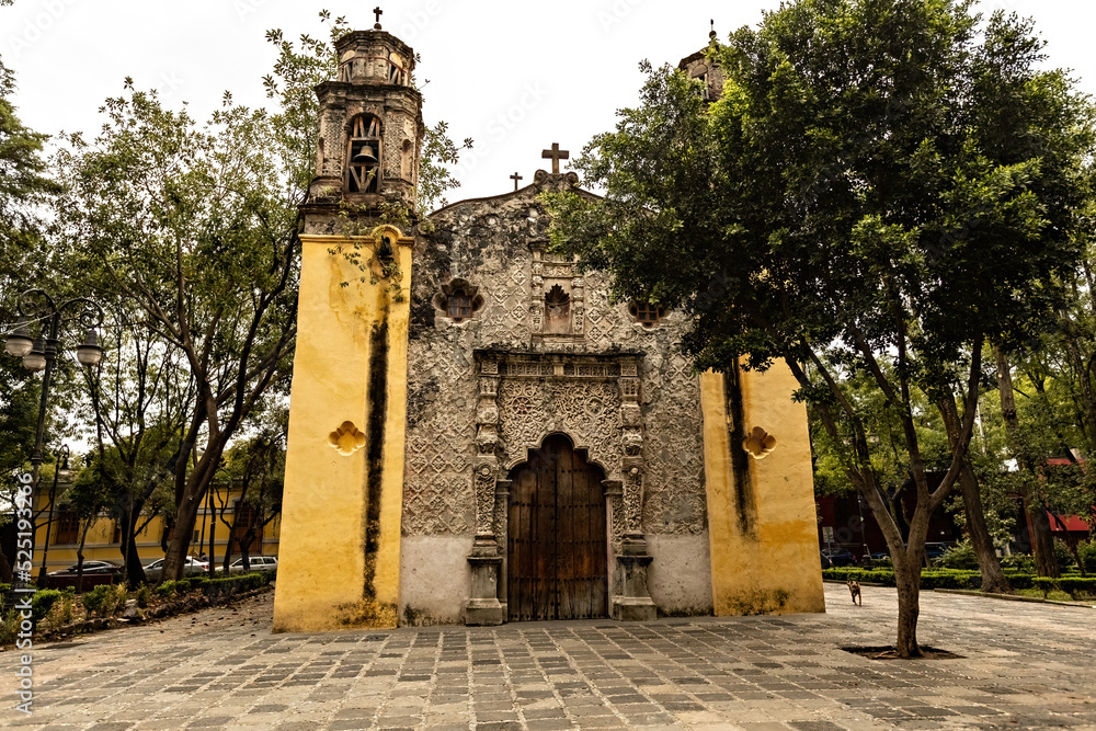 Capilla de la Conchita in the Plaza de la Conchita built by Hernan ...
