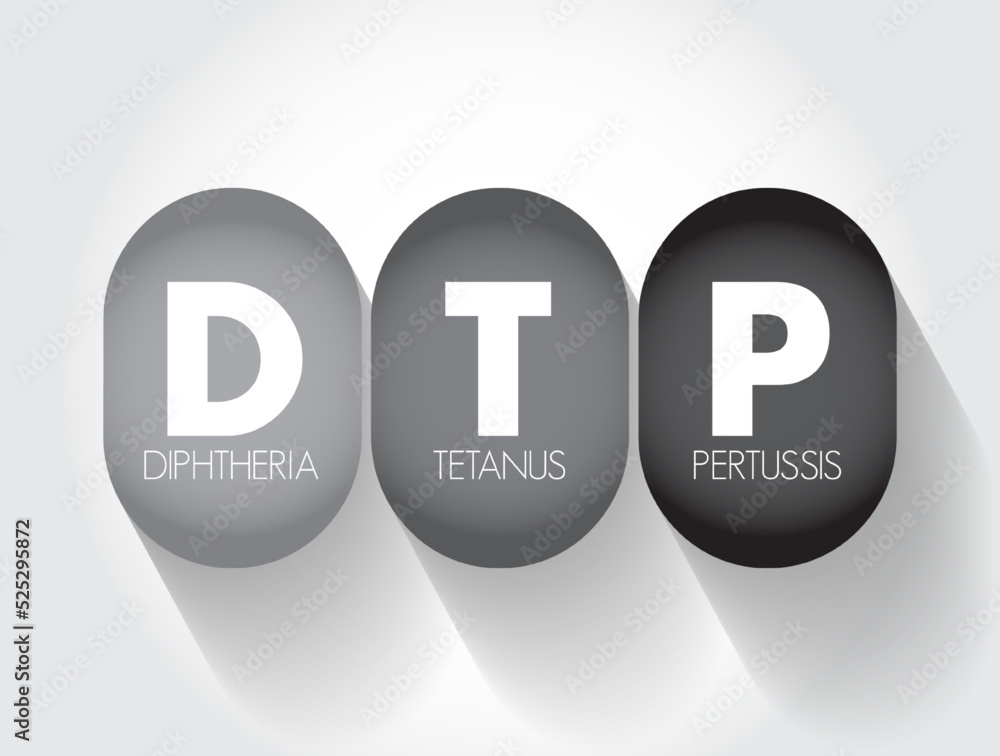 DTP Diphtheria Tetanus Pertussis - bacterial diseases that can be ...