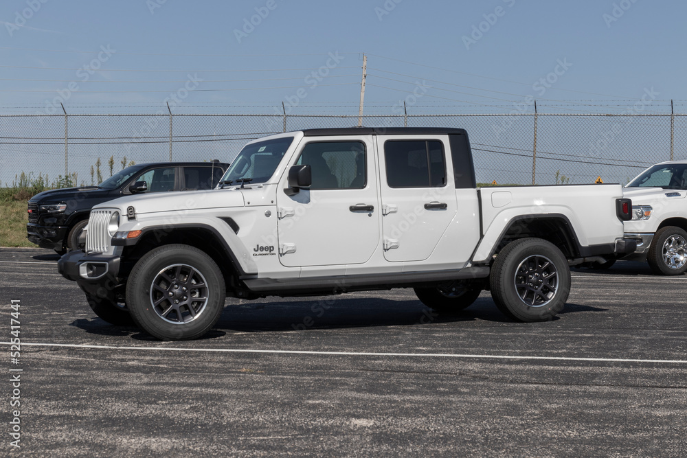Jeep Gladiator display at a Stellantis dealer. The Jeep Gladiator ...