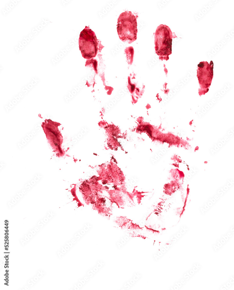 Foto de Stock Blood Splatter Smear Stain Overlay Isolated on White ...