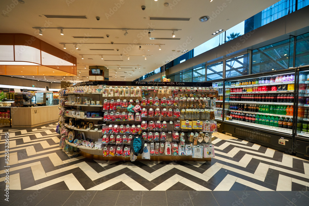 SINGAPORE - JANUARY 20, 2020: interior shot of Jasons Deli at the ...