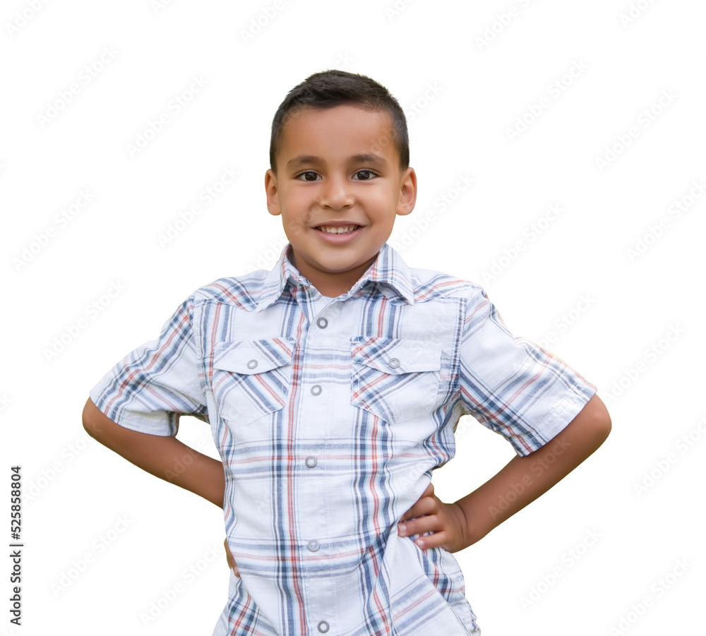 Transparent PNG of Young Hispanic Boy. Stock Photo | Adobe Stock