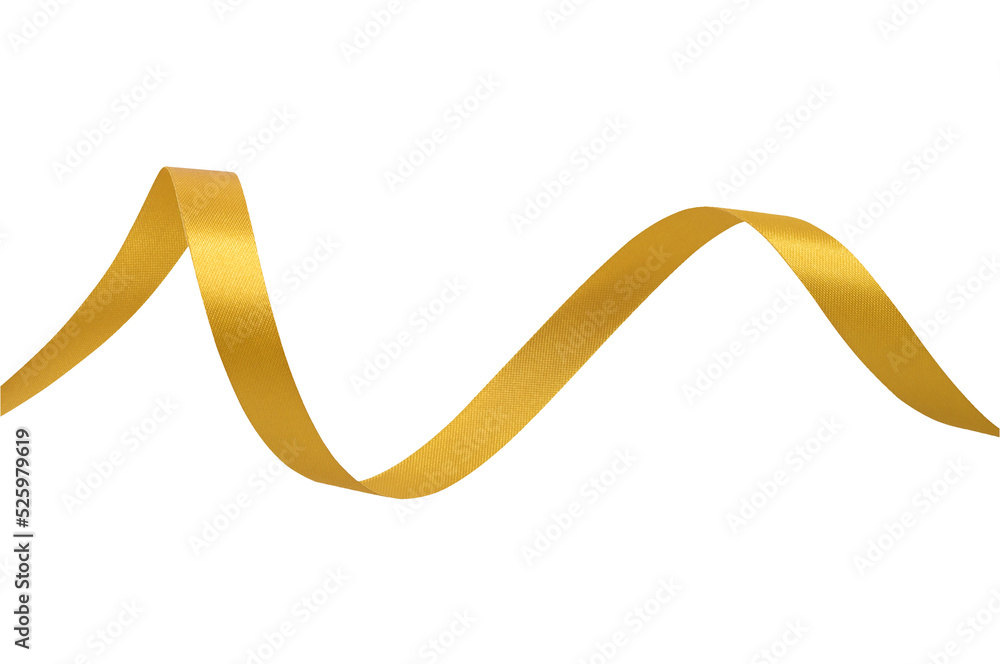 Gold Ribbon line art PNG. Stock Illustration | Adobe Stock