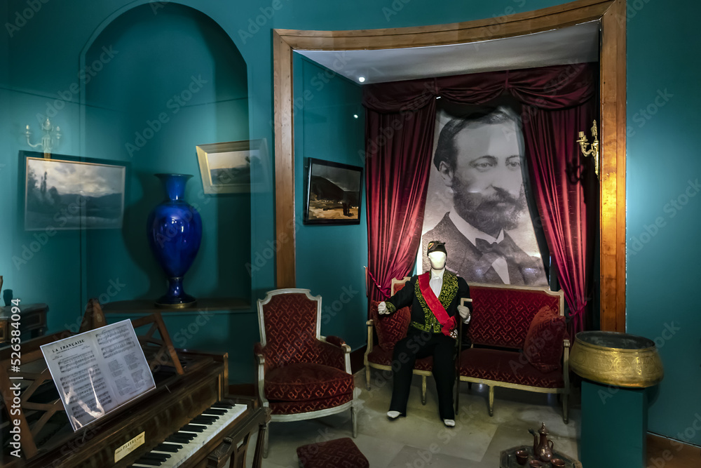 Photo Stock Interior of Dieppe Castle (Chateau de Dieppe) museum. In ...