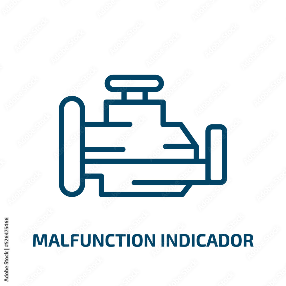 Image vectorielle Stock malfunction indicador icon from shapes ...