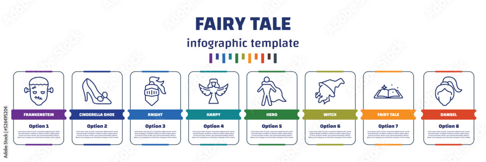 infographic template with icons and 8 options or steps. infographic for ...