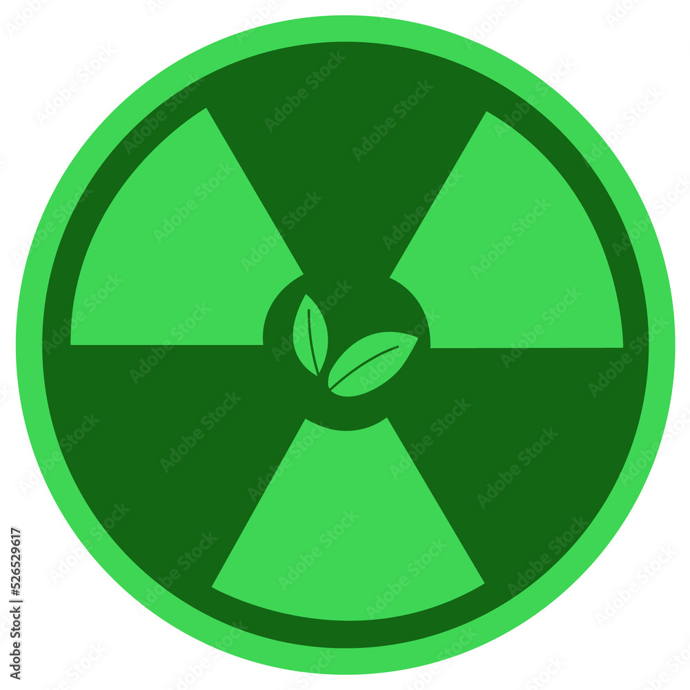 nuclear green energy, can use for your design resources Stock ...