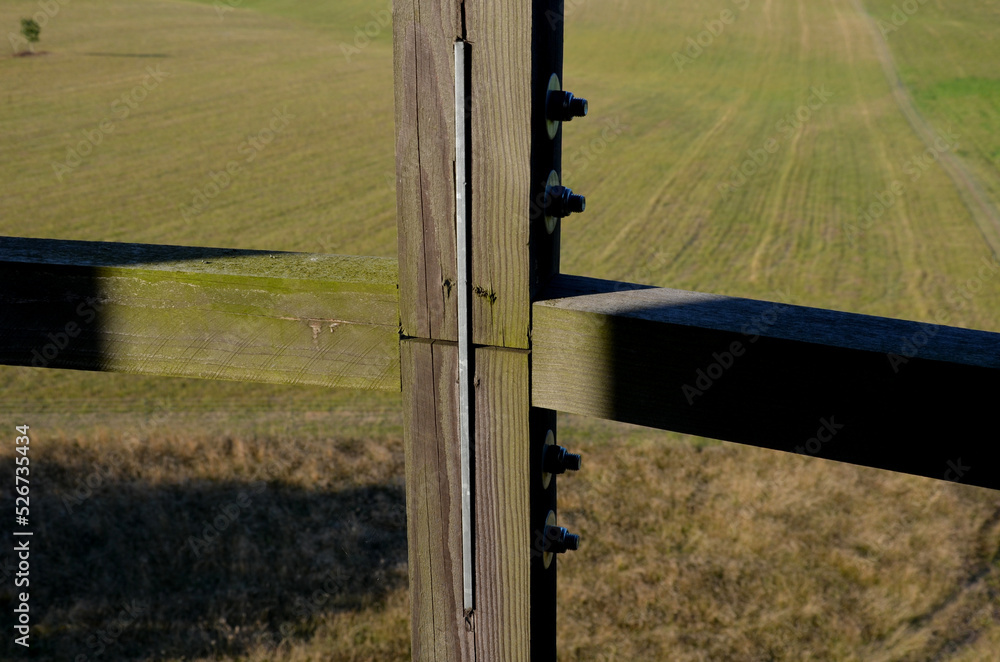 joining the beams using a steel plate inserted into the notch and ...