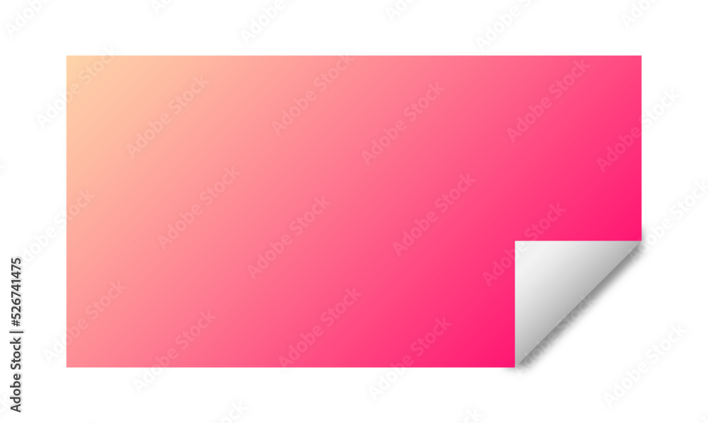 gradient rectangle sticker background Stock Vector | Adobe Stock