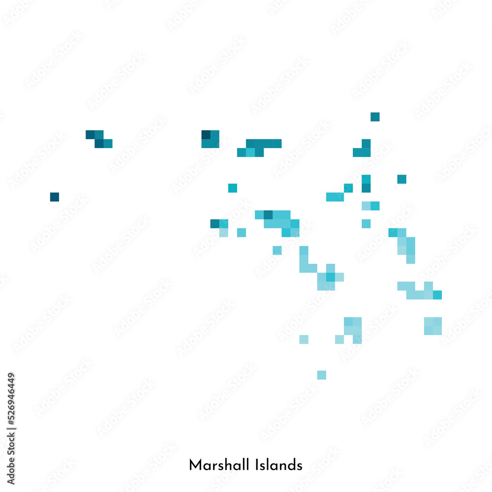 Vector isolated geometric illustration with simple icy blue shape of ...