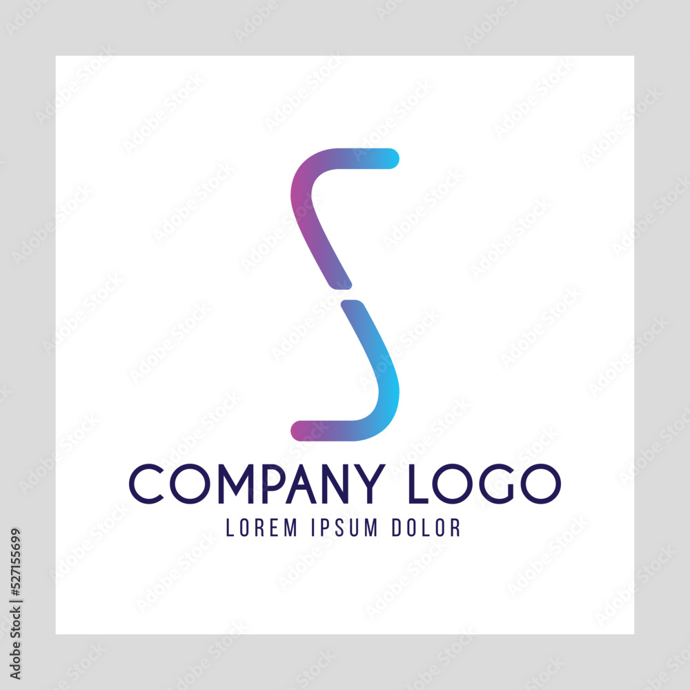 s Letter modern brand Logo for your business Stock Vector | Adobe Stock