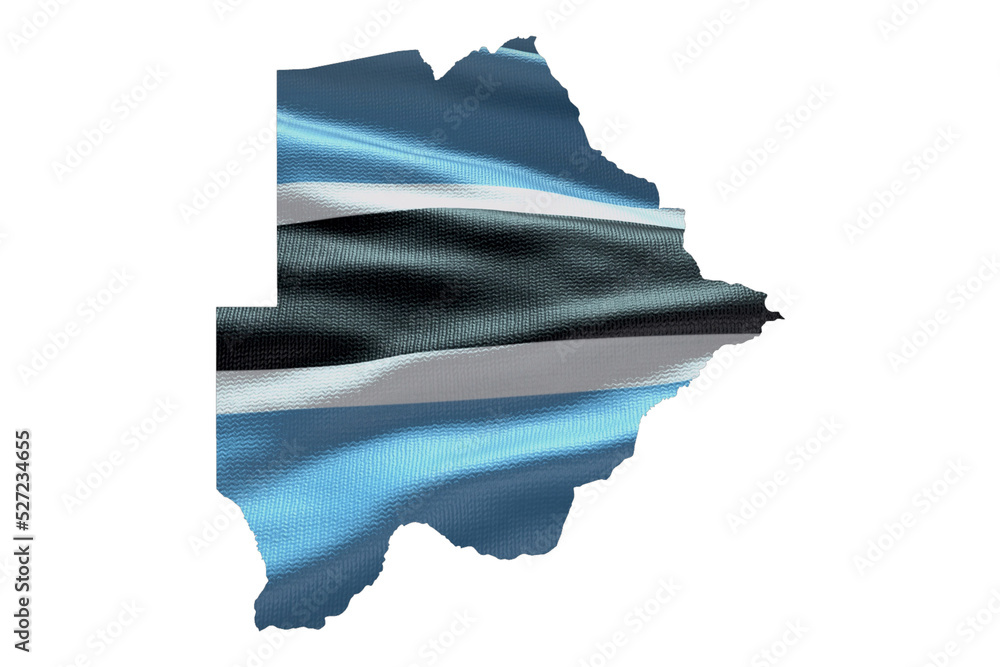 Botswana map outline icon. PNG alpha channel. Country with national flag Stock Illustration ...