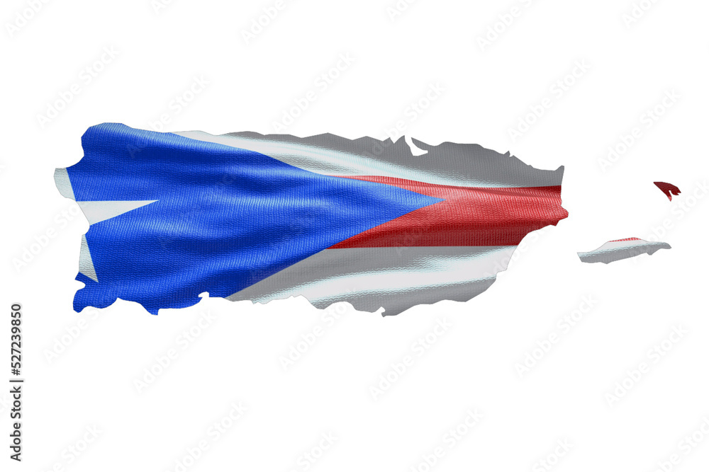 Puerto Rico map outline icon. PNG alpha channel. Country with national ...