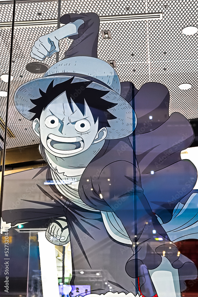 Photo of Monkey D.Luffy from Japanese manga and animation One Piece in ...