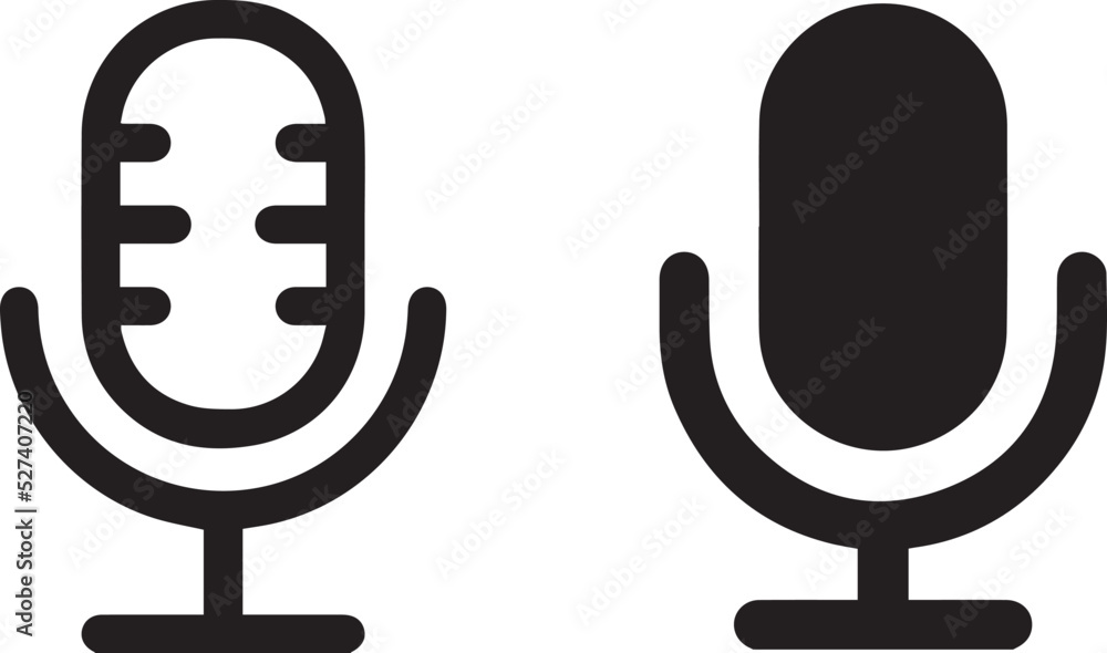 radio mic icon on white background. Simple element illustration from ...