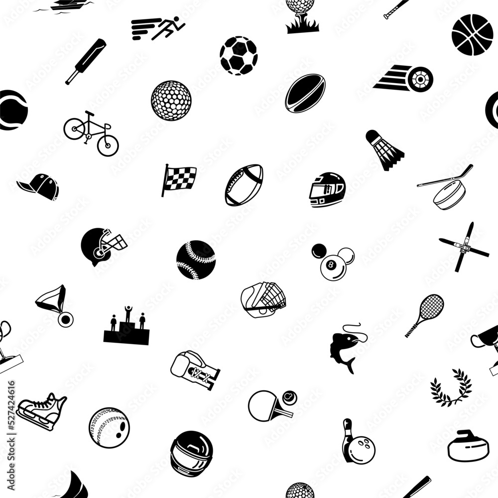 Seamless sport background texture Stock Illustration | Adobe Stock