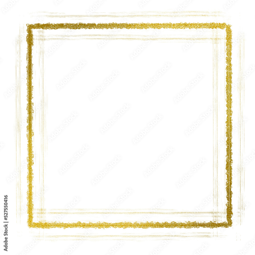 Gold square with line border png. Stock Illustration | Adobe Stock