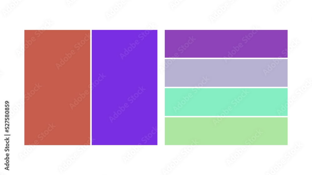 primary and secondary color palette Stock Vector | Adobe Stock