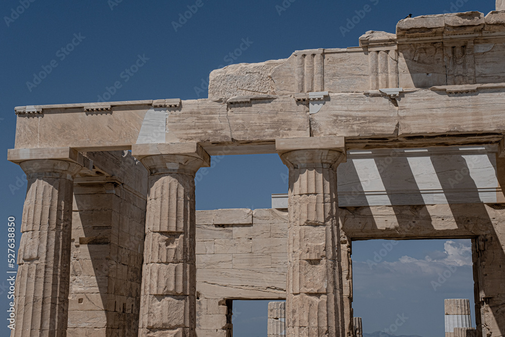Propylea monumental gateway, serves as the main entrance to the ...