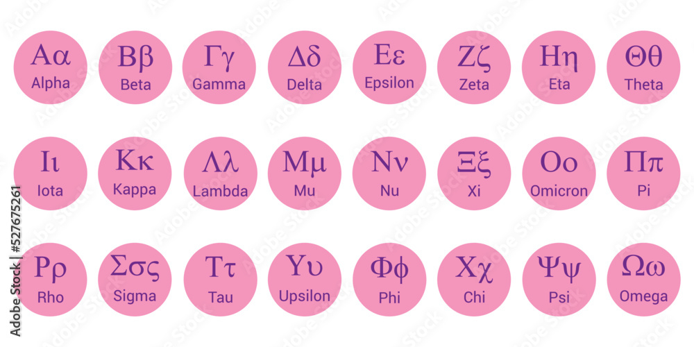 Stock-Vektorgrafik „the greek alphabet letters font. greek alphabet set ...