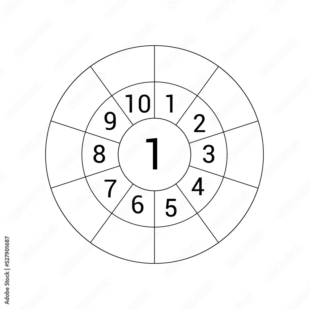 Times table target circle worksheet. Multiplication circle. Mathematics ...