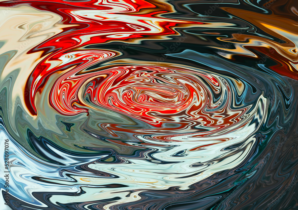 Abstract liquid marble cover is suitable for decoration, album cover ...