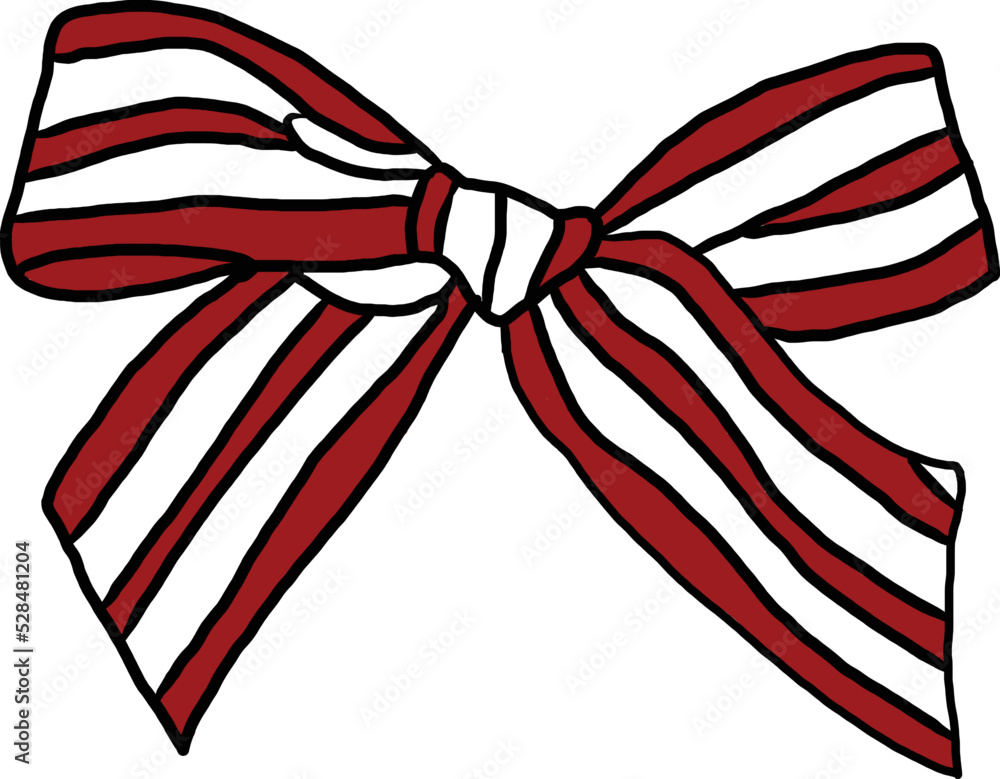 ribbon vector image sticker for diary, bullet journal Stock Vector ...