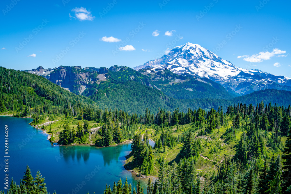 Tolmie Peak Mount Rainier National Park Stock Photo | Adobe Stock