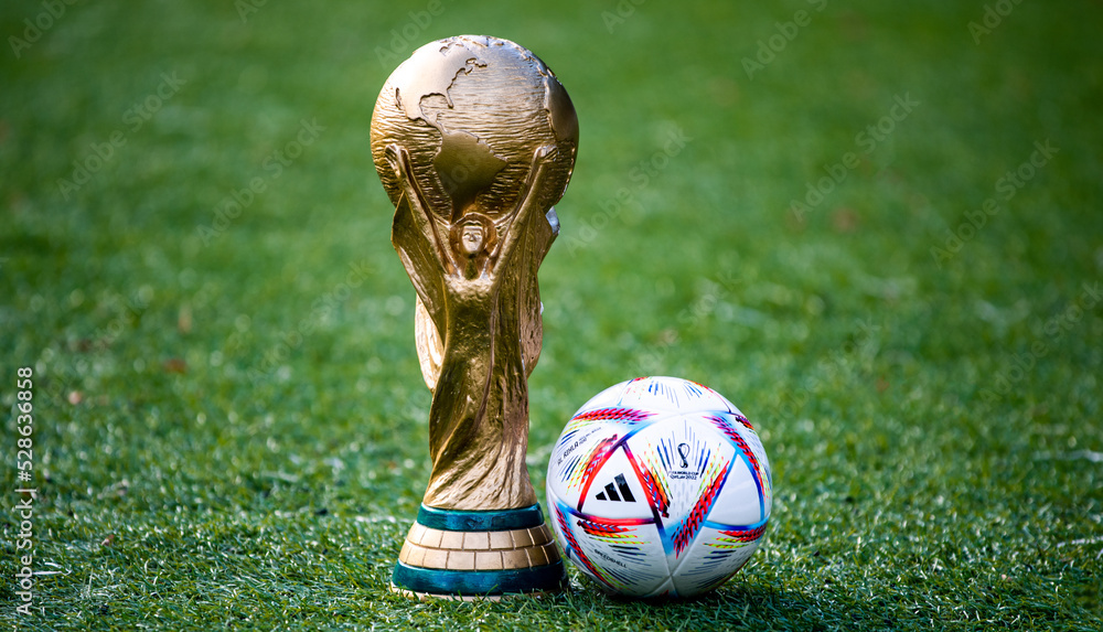 Stock-Foto „September 3, 2022, Doha, Qatar. FIFA World Cup and official ...