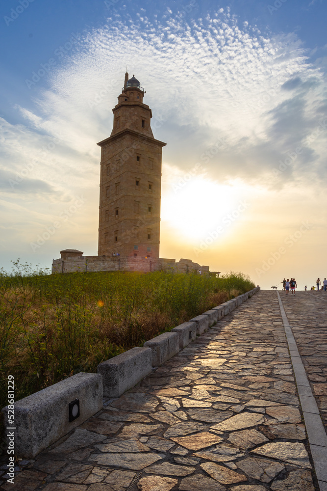 Tower of Hercules, the almost 1900 years old and rehabilitated in 1791 ...