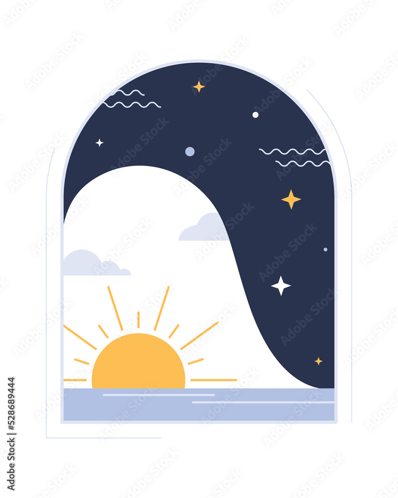 Changes concept. Transformation or evolution metaphor. Transition ...